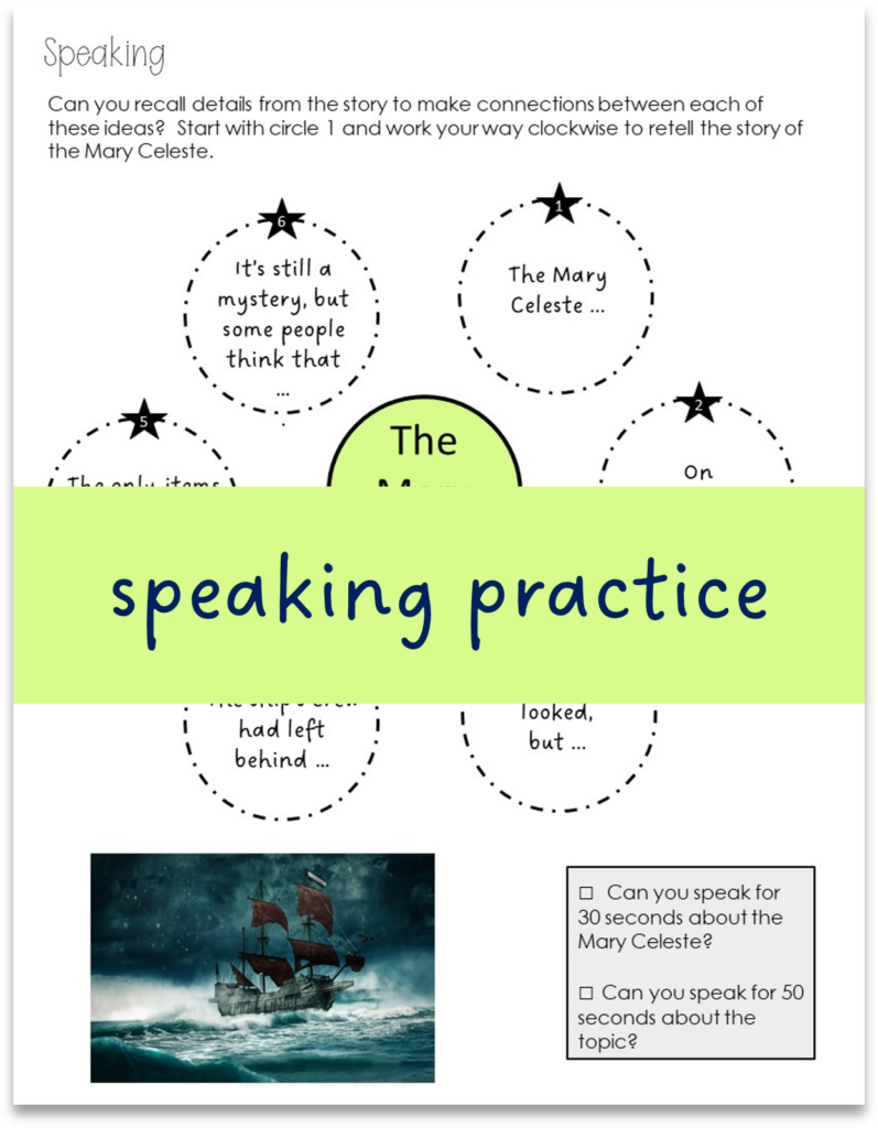 ESL High Interest Texts - The Mary Celeste | Made By Teachers