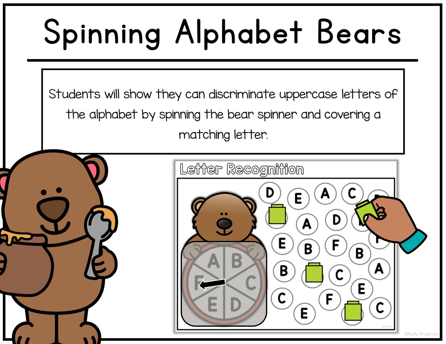 Kindergarten Literacy Centers - Bear Themed | Made By Teachers