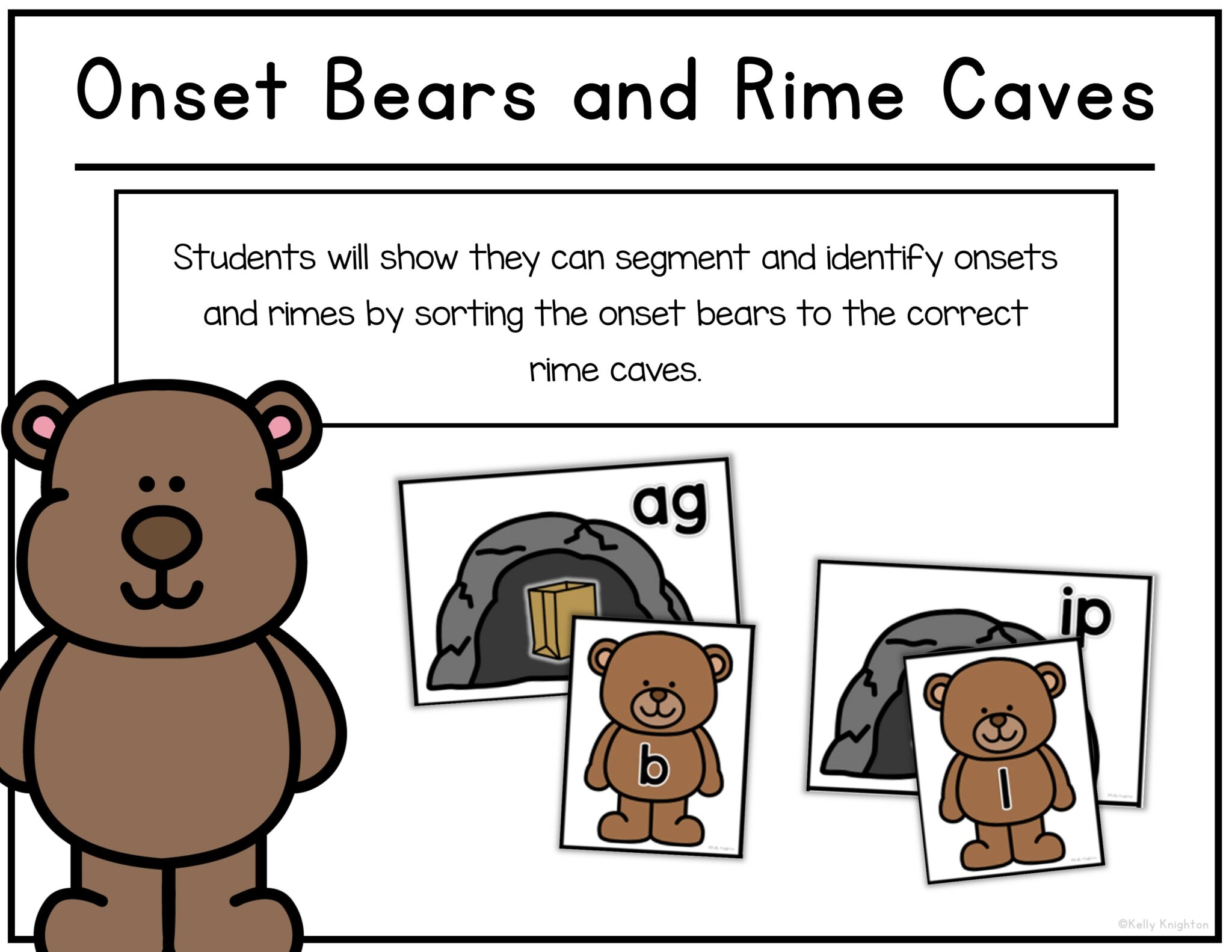 Kindergarten Literacy Centers - Bear Themed | Made By Teachers