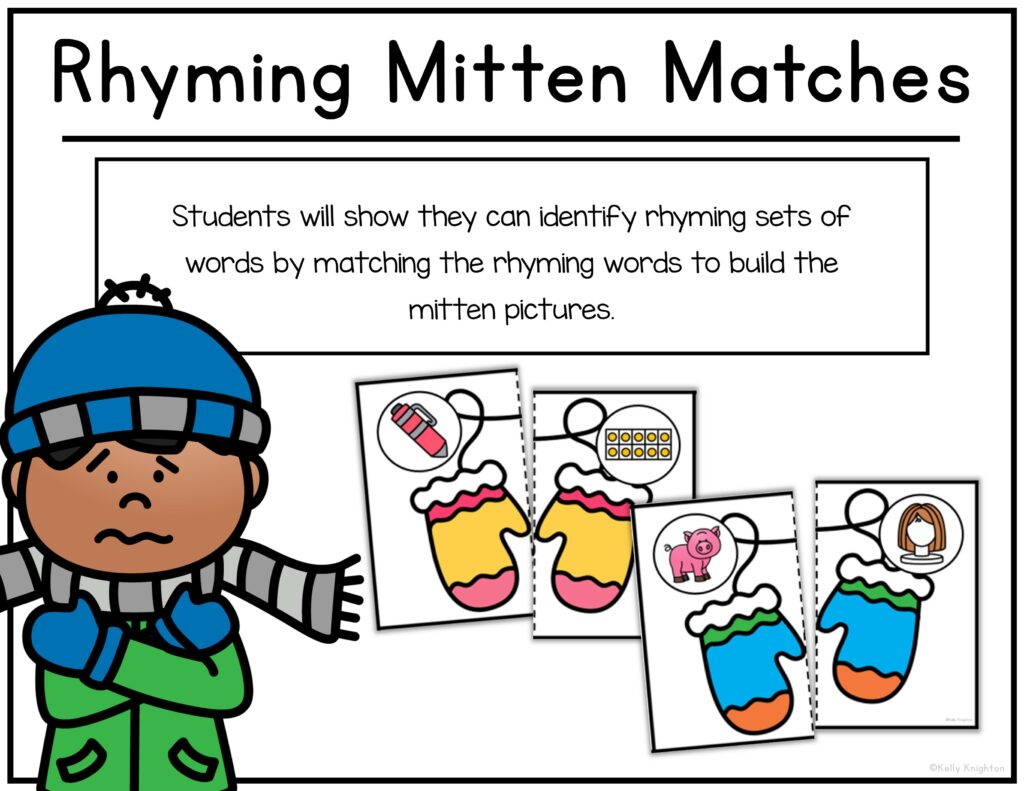 Kindergarten Literacy Centers - Winter Themed | Made By Teachers