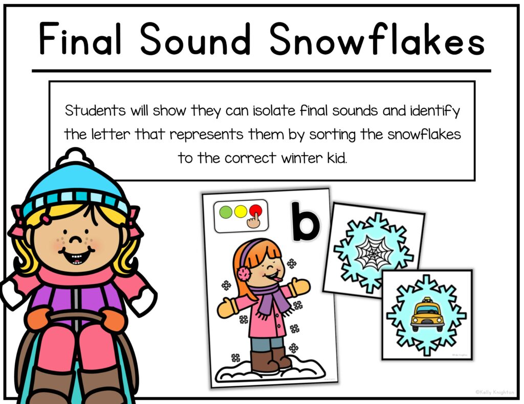 Kindergarten Literacy Centers - Winter Themed | Made By Teachers