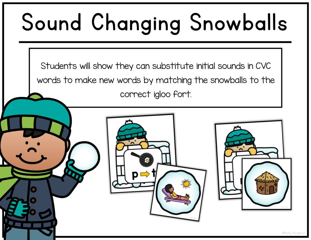 Kindergarten Literacy Centers - Winter Themed | Made By Teachers