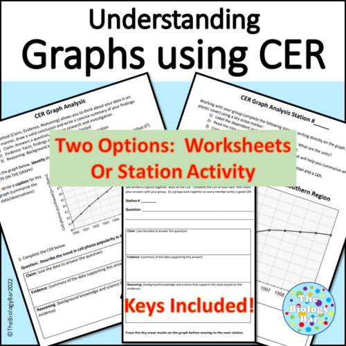 CER Science Graphing | Made By Teachers