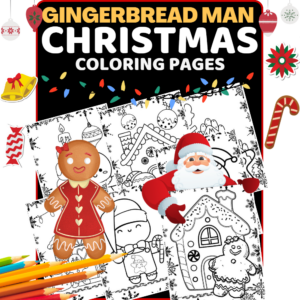 Gingerbread Zentangle Mandala Coloring Pages,Winter mindfulness stress ...