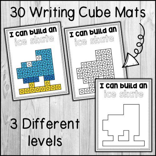 Winter Snap Cubes Activity Mats | Fine Motor Task Cards | Math Center ...