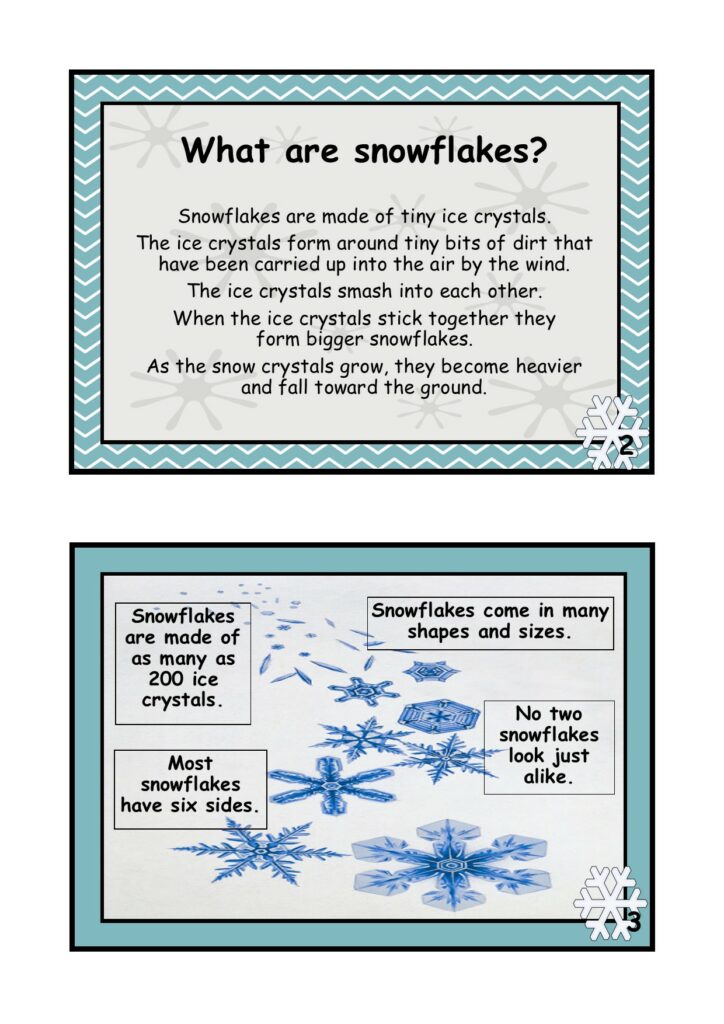 Fun Facts About Snow Mini Book Reading Comprehension - Made By Teachers