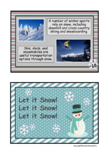 Fun Facts About Snow Mini Book Reading Comprehension | Made By Teachers