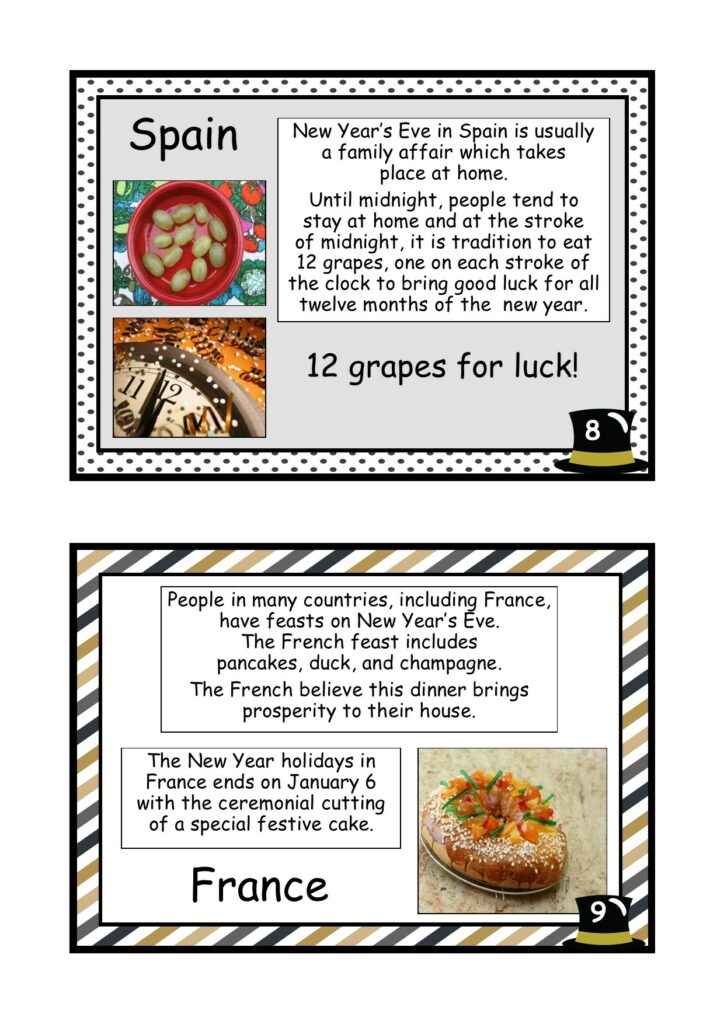 New Year's Celebrations Mini Book Reading Comprehension | Made By Teachers