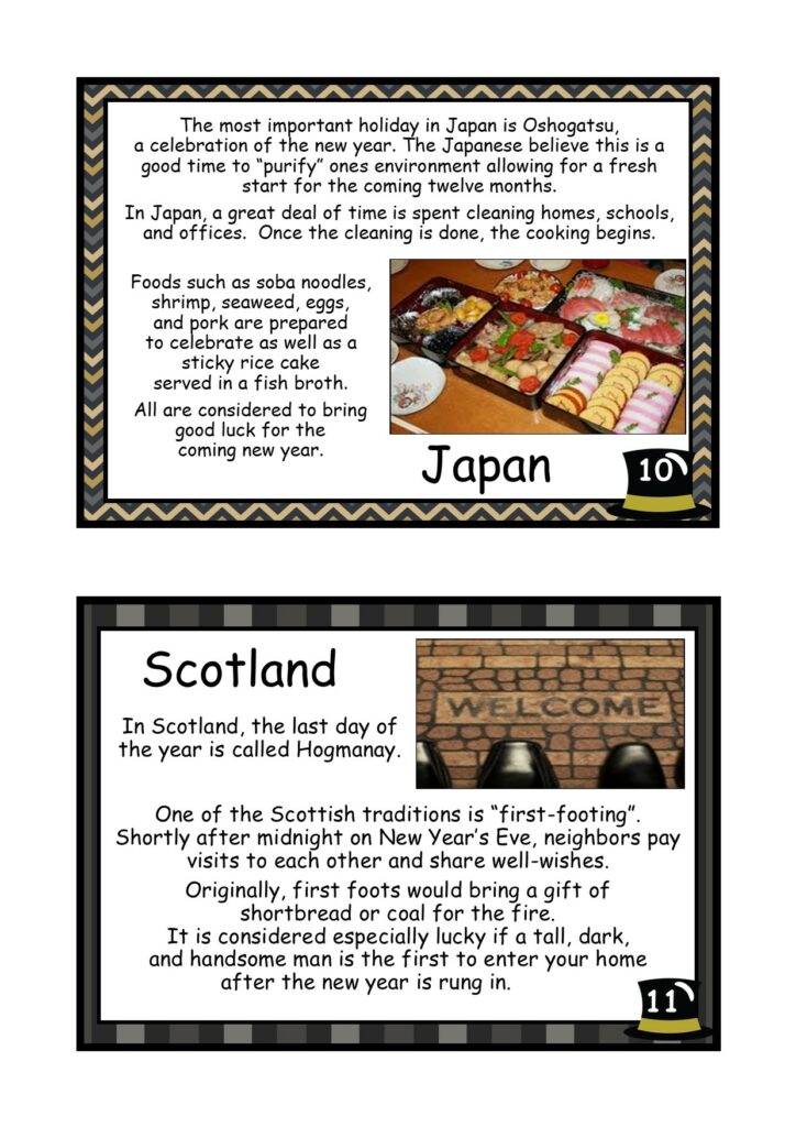 New Year's Celebrations Mini Book Reading Comprehension | Made By Teachers