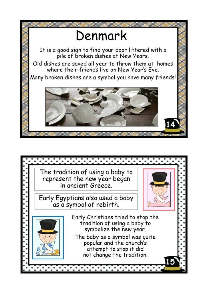 New Year's Celebrations Mini Book Reading Comprehension | Made By Teachers