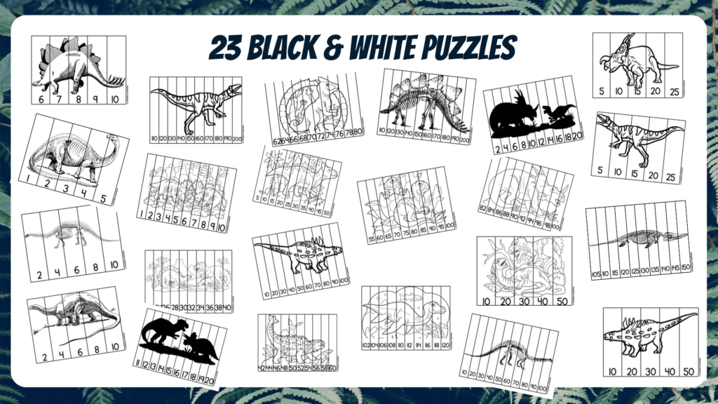 Dinosaur Skip Counting Math Centers & Digital Decks Bundle | Made By ...