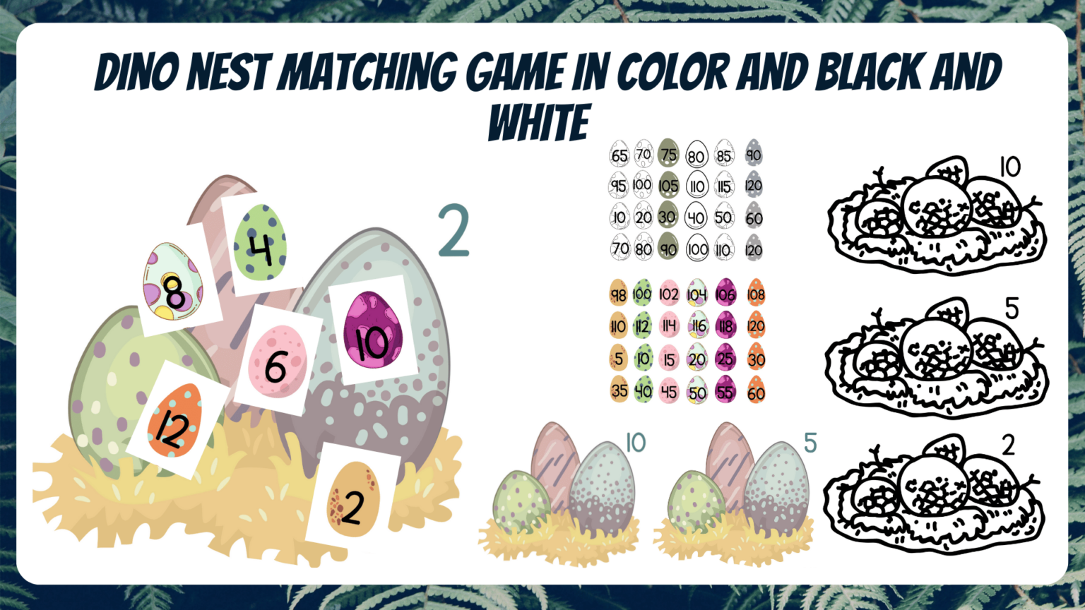 Dinosaur Skip Counting Math Centers & Digital Decks Bundle | Made By ...