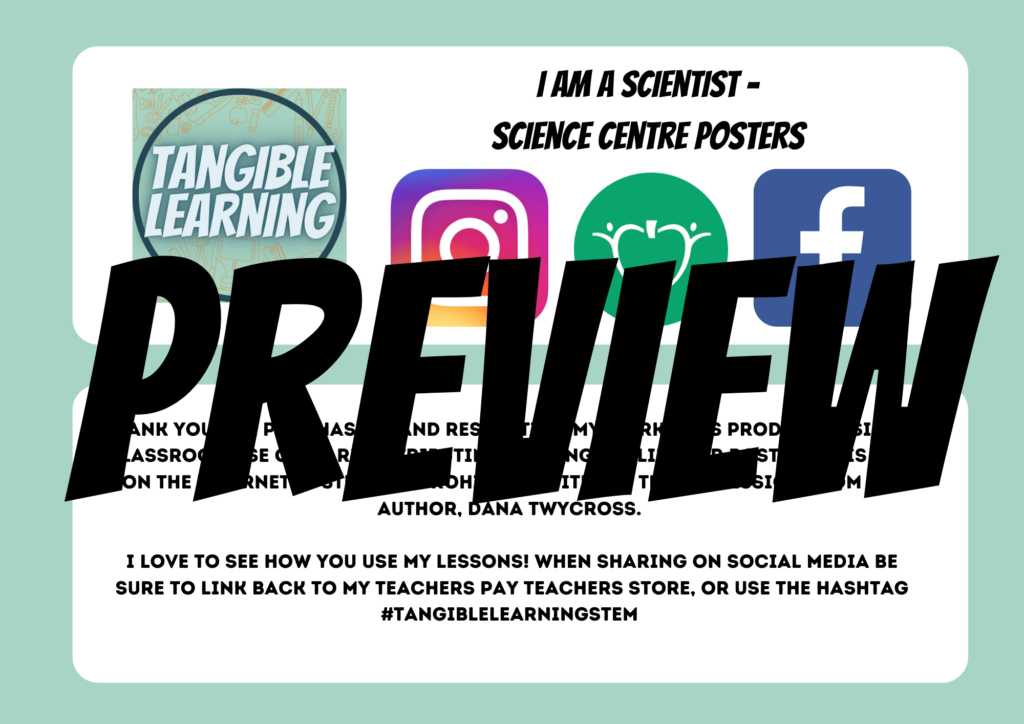 I am a Scientist- Posters | Made By Teachers