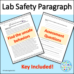 Science Lab Safety Rules Paragraph Worksheet - Made By Teachers