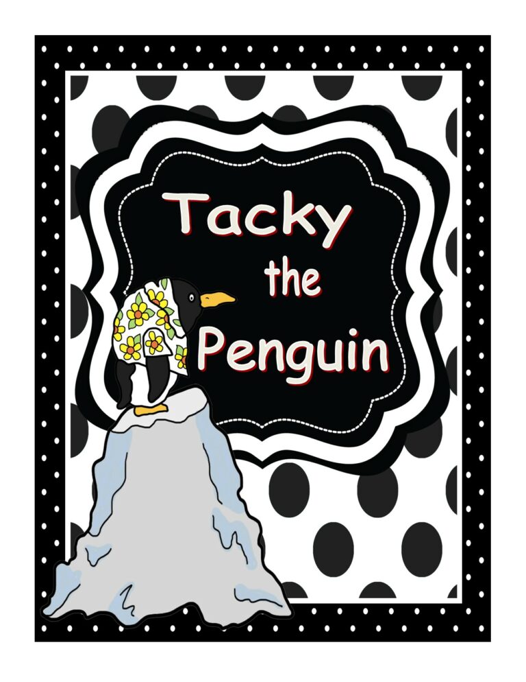 Tacky the Penguin Character Traits Retell Story Sequence Compare ...