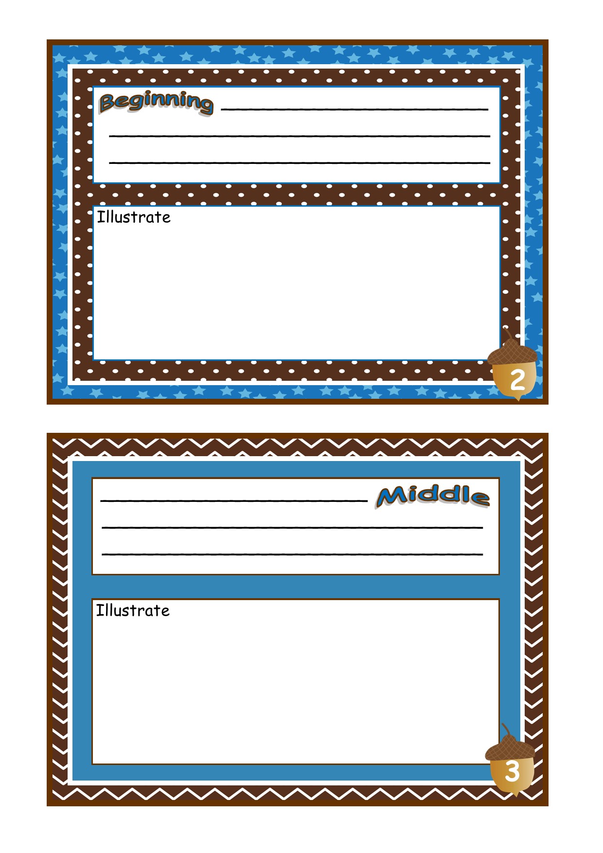 Squirrel's New Year's Resolution Retell Main Idea Summarize Character ...