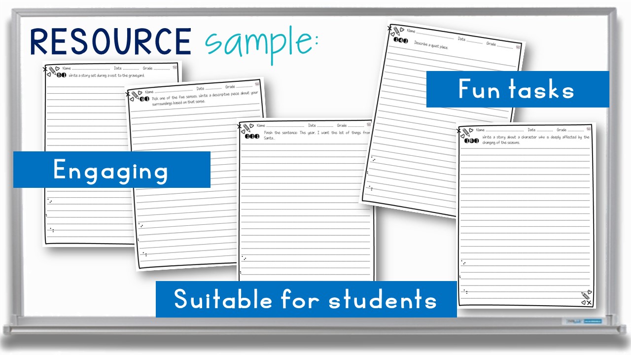 Creative Writing Workbook - One Year of Narrative Prompts | Made By ...