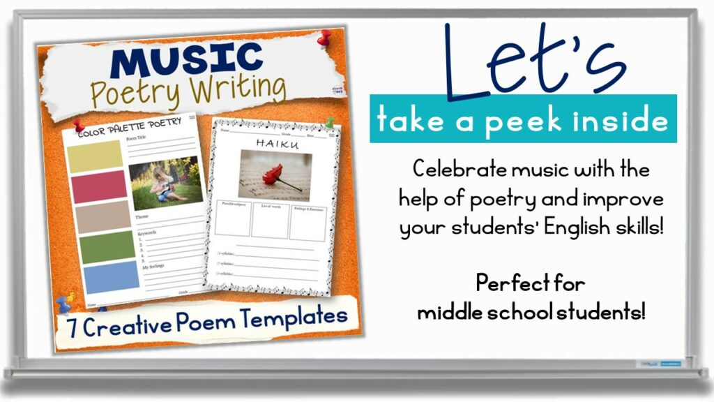 Music Poetry Writing Activities - Poem Templates | Made By Teachers