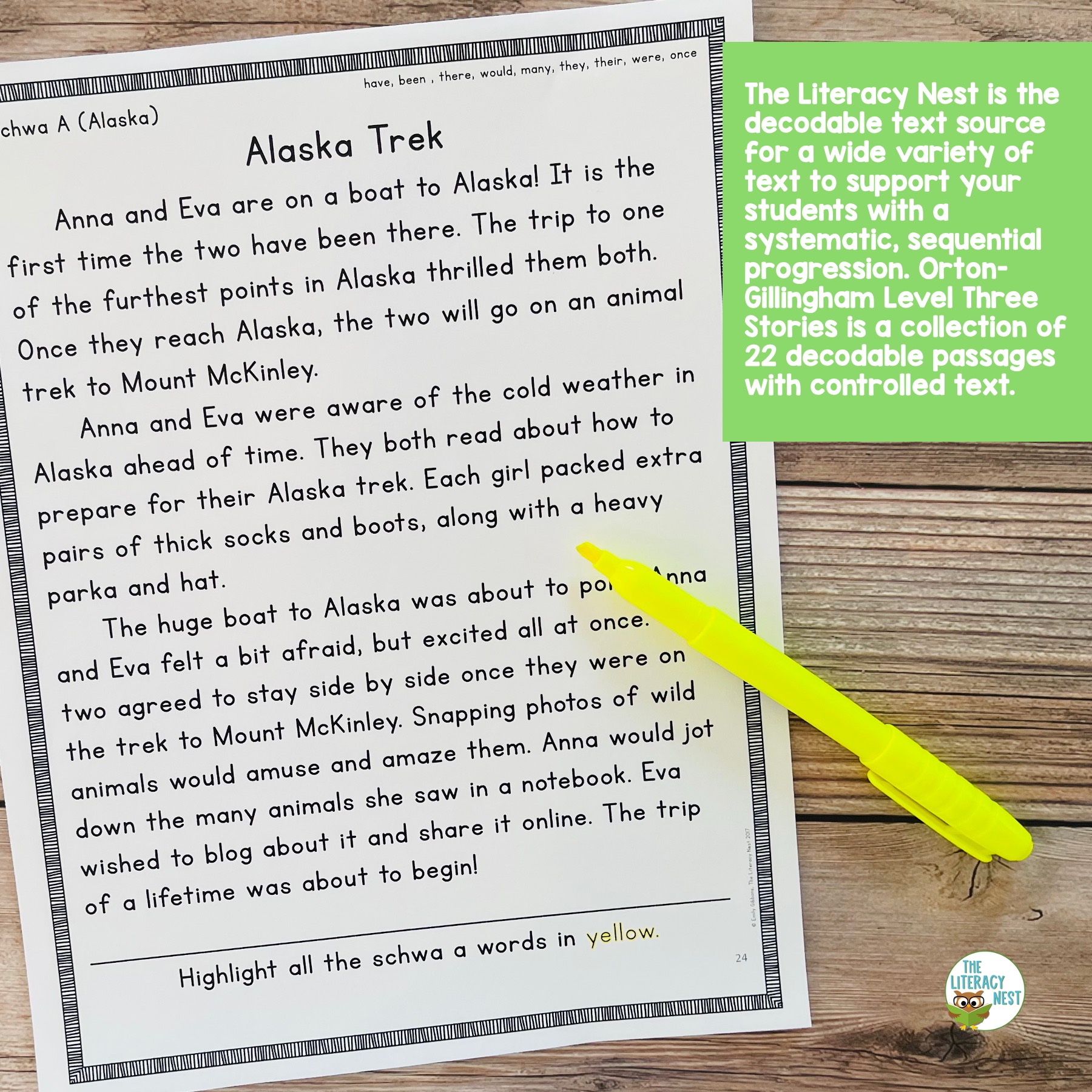 Let's Read Decodable Passages for Orton-Gillingham Lessons Level 3 ...