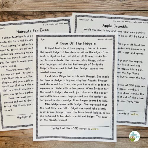 Let's Read Decodable Passages for Orton-Gillingham Lessons Level 4 ...