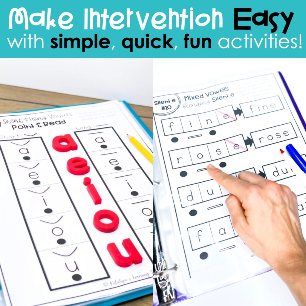 Phonics Reading Intervention for 1st Grade | Made By Teachers