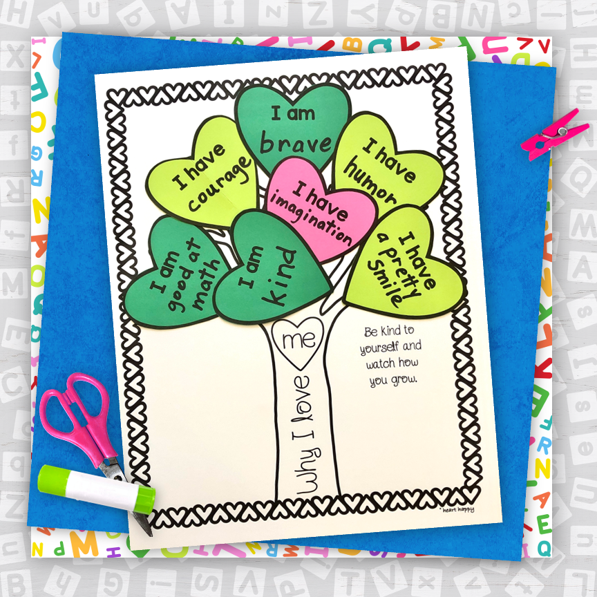 I Love Me Tree Craft | Growth Mindset Craft | SEL Craft | Made By Teachers