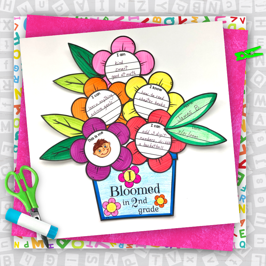 I Bloomed End of Year Craft | SEL | Growth Mindset | Made By Teachers