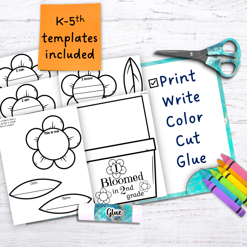 I Bloomed End of Year Craft | SEL | Growth Mindset | Made By Teachers