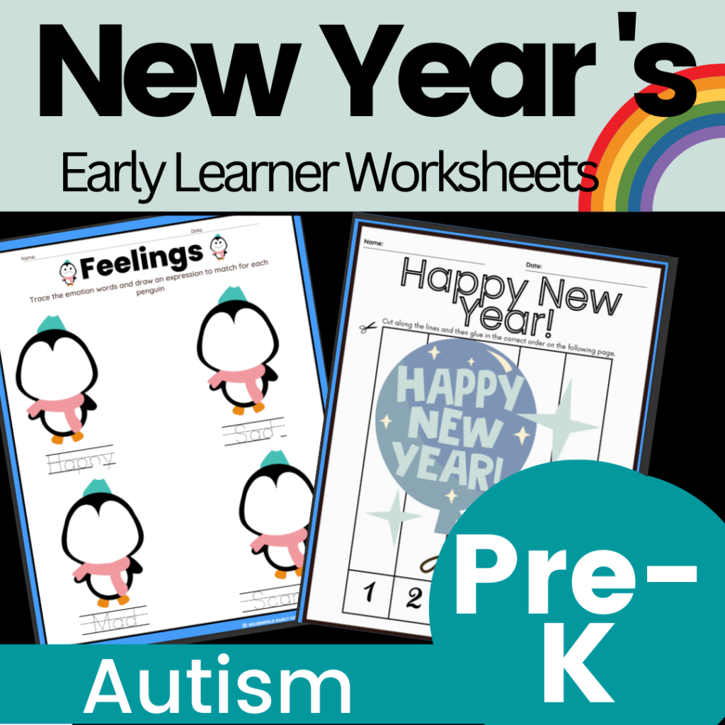 New Year's Preschool Bundle Autism Social Skills & Early Learning ...