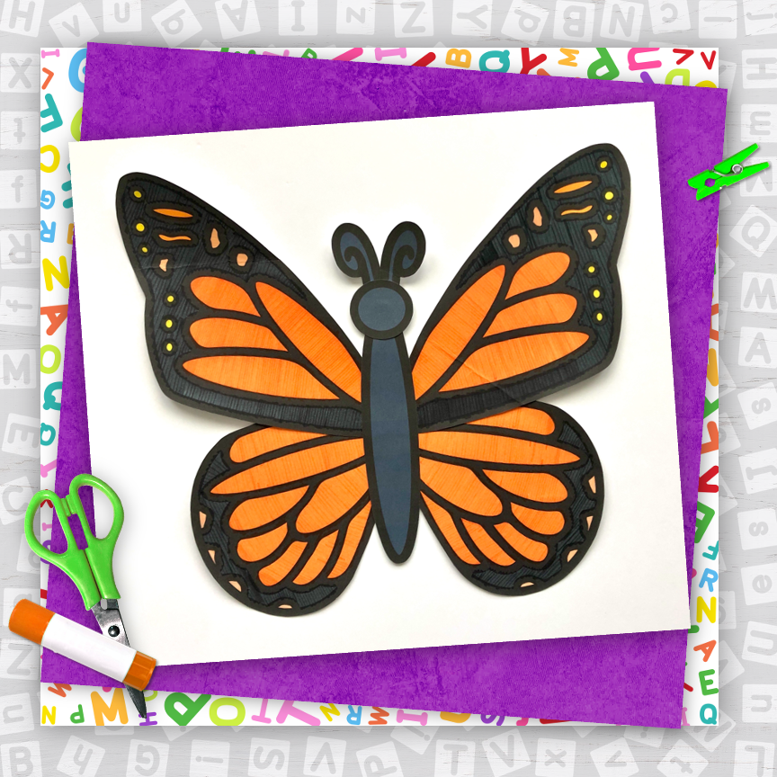 Monarch Butterfly Craft | State Symbol Crafts | Spring Craft | Made By ...
