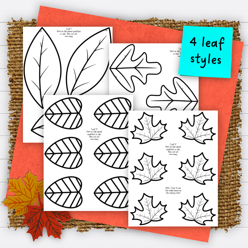 Leaf Turkey Craft | Fall Craft | Thanksgiving Craft | Made By Teachers