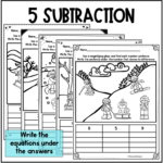 Addition and Subtraction - Fact Families - Winter Math Worksheets ...
