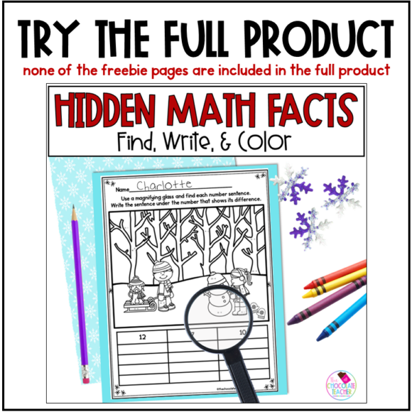 Addition and Subtraction - Winter Math Worksheets - Free | Made By Teachers