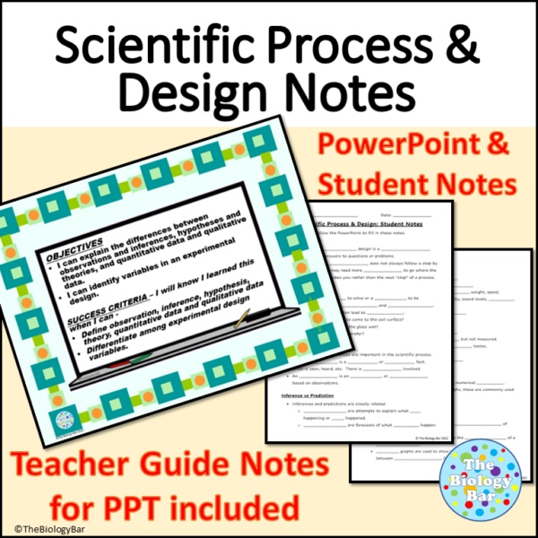 Scientific Process and Design Biology Unit | Made By Teachers