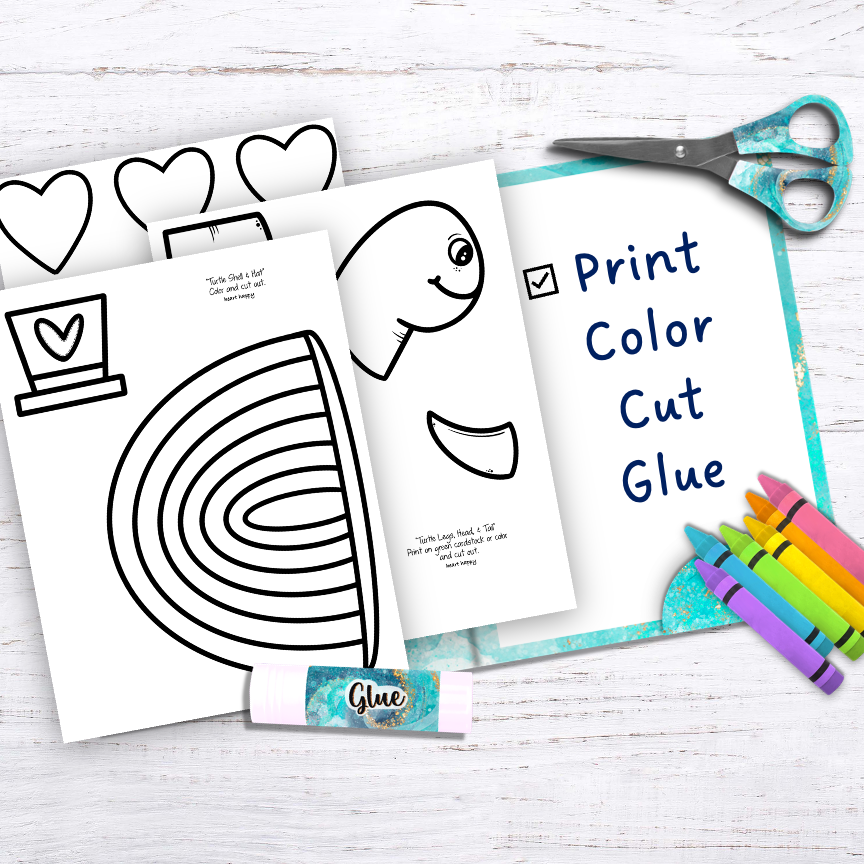 Rainbow Turtle Valentine's Craft | Spring Craft | Made By Teachers