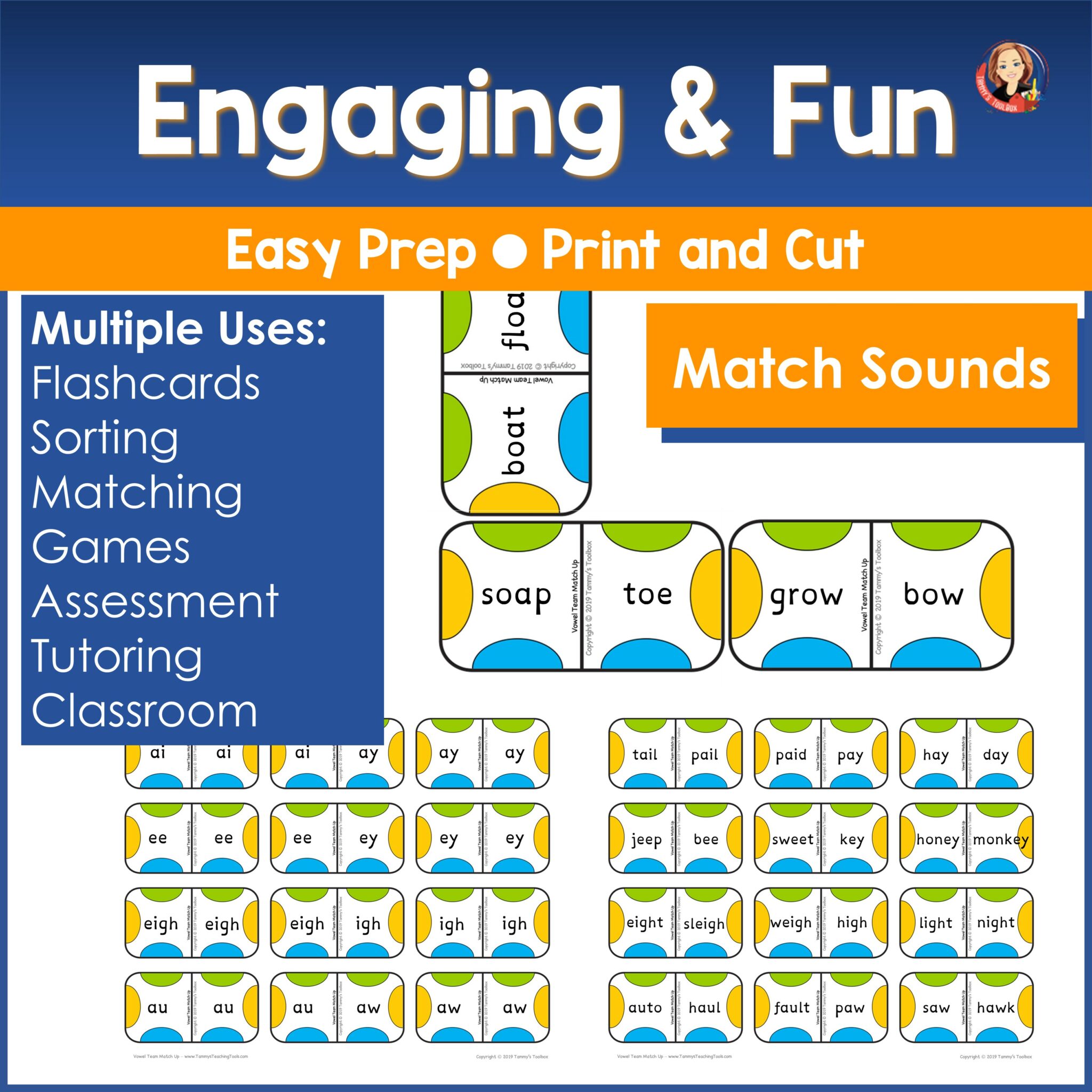 Long Vowel Sounds - Vowel Teams Phonics Game | Made By Teachers