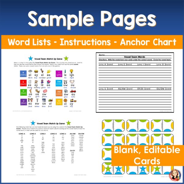 Long Vowel Sounds - Vowel Teams Phonics Game | Made By Teachers