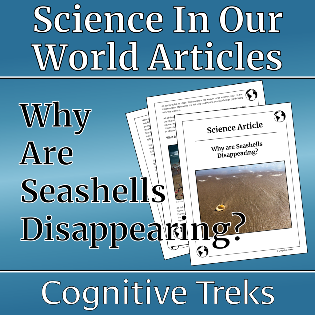 Science Reading Article | Human Impact | Why Are Seashells Disappearing ...