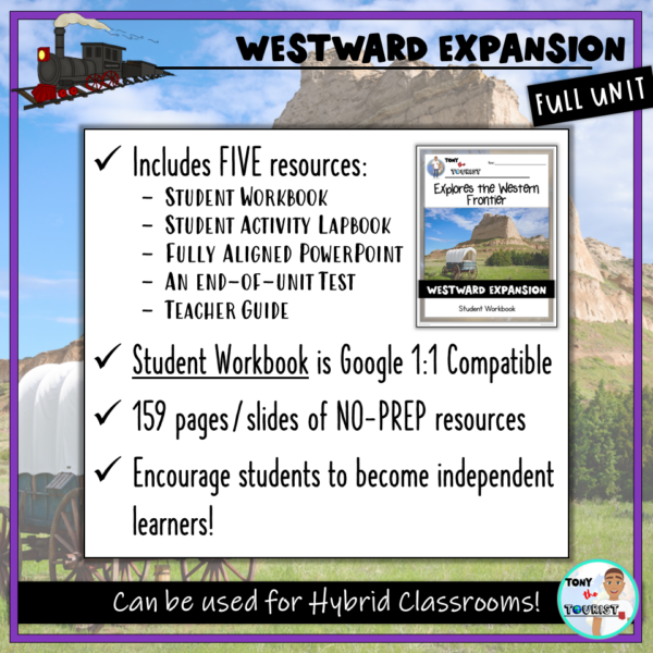 Westward Expansion Full Unit: Reading Passages, Activities, PowerPoint ...