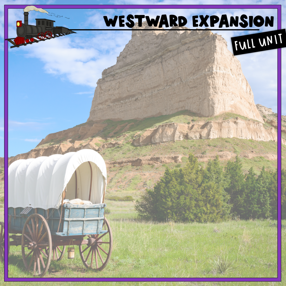 Westward Expansion Full Unit: Reading Passages, Activities, PowerPoint ...