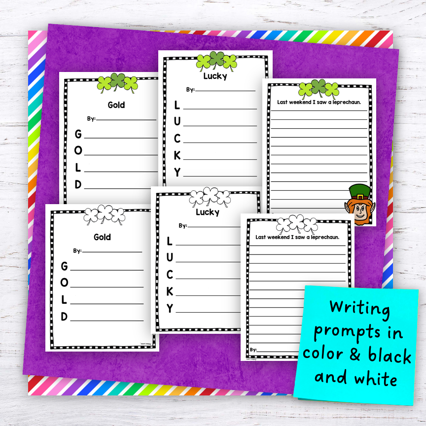 St. Patrick's Day Wreath Craft & Acrostic Poem Templates | Made By Teachers