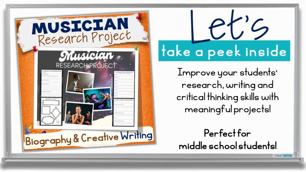 Musician Research Project - Biography Writing Activities | Made By Teachers