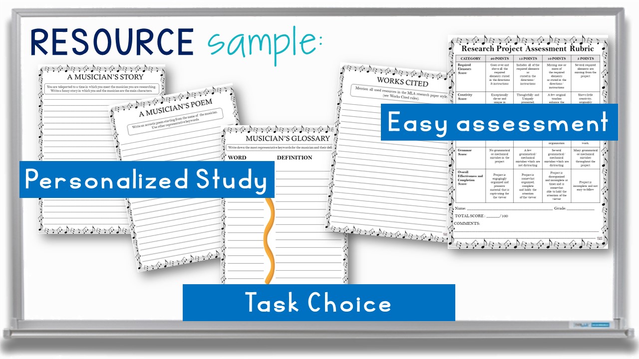 Musician Research Project - Biography Writing Activities | Made By Teachers