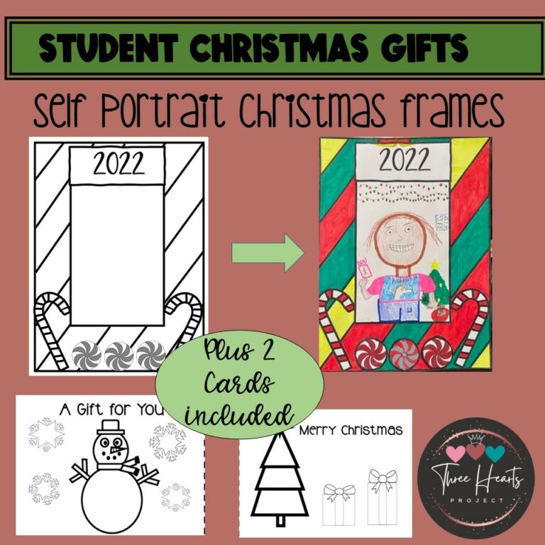 Christmas Parent Gift | Self Portrait Frame | Made By Teachers