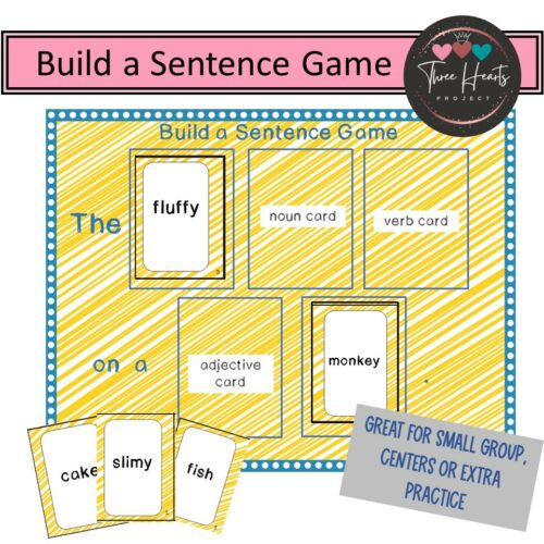 Build a Sentence | Parts of Speech Game | Noun, Verb, Adjective | Small ...