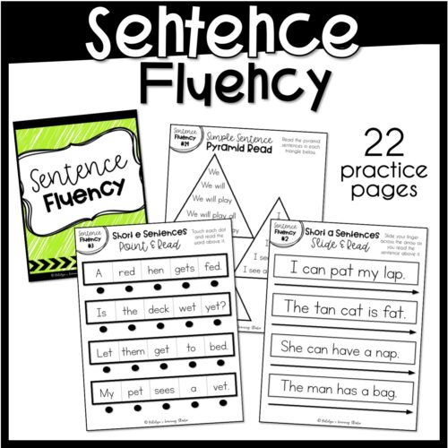 1st Grade Reading Fluency Practice - Intervention Beginning Reading ...