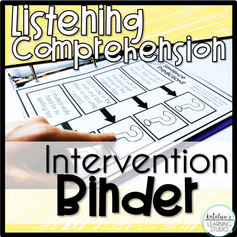 Reading Comprehension Intervention Activities and Passages | Made By ...