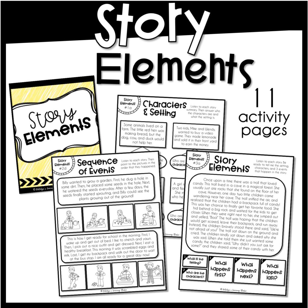 Listening Comprehension Reading Intervention Activities and Passages ...