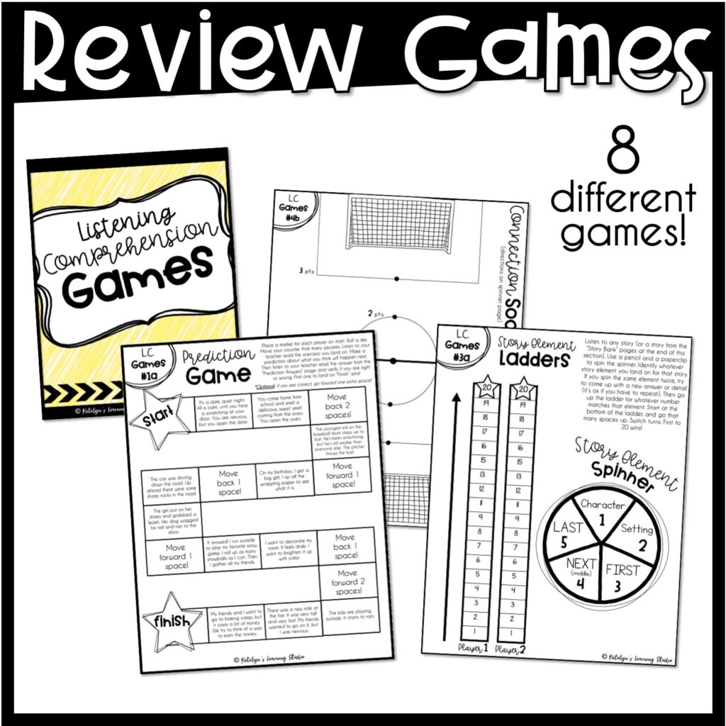 Listening Comprehension Reading Intervention Activities and Passages ...