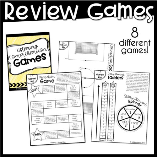 Listening Comprehension Reading Intervention Activities and Passages ...